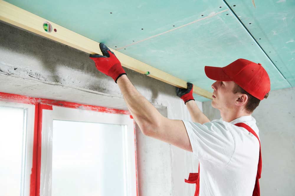 Decke mit Gipskarton abhängen – so geht’s » bauredakteur.de