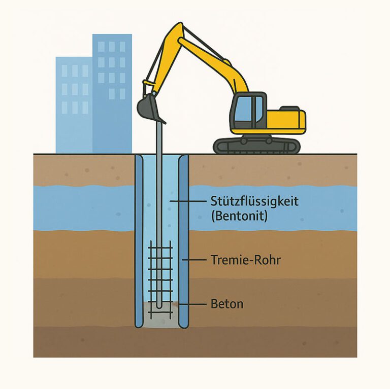 Von Spundwand bis Berliner Verbau: So funktionieren Baugrubenwände ...